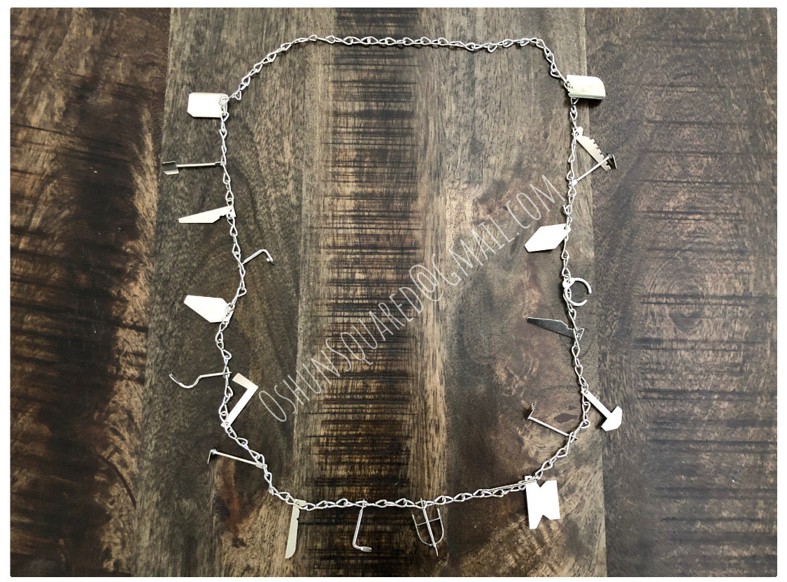 Metal Achaba Chain | Cadena Achaba – Oshun Squared