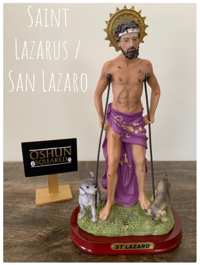 Saint Lazarus Statue | Estatua de San Lazaro – Oshun Squared